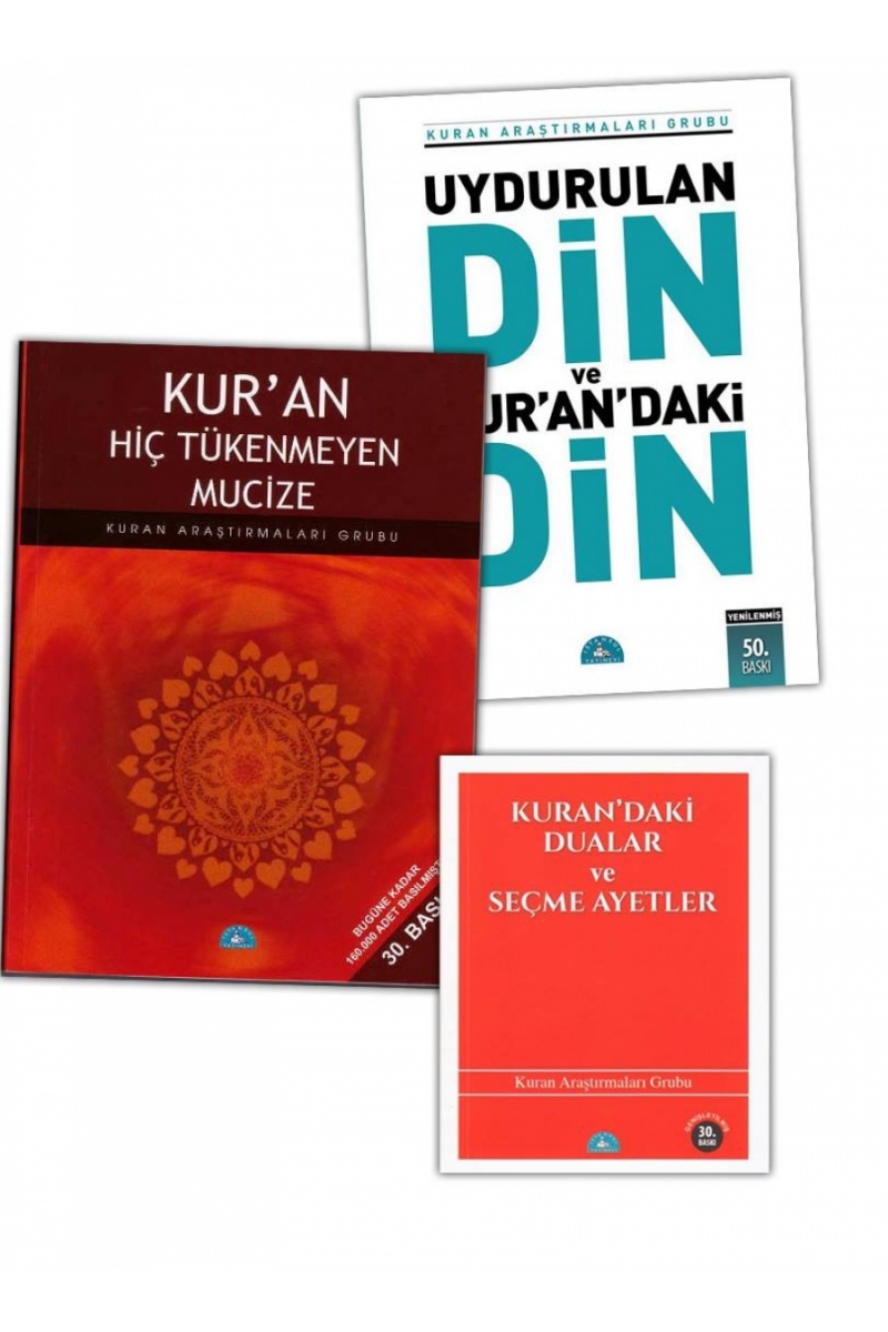 Kuran Araştırmaları Grubu Kitap Seti (3 Kitap) - İstanbul Yayınevi